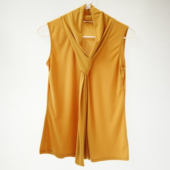 Prospect Blvd | Tops | Mustard Yellow Sleeveless Blouse | Poshmark